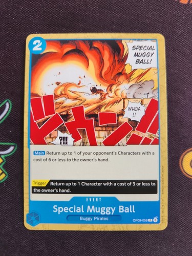 EXACT CARD PICTURED Special Muggy Ball One Piece TCG OP09-058 Emperors ...