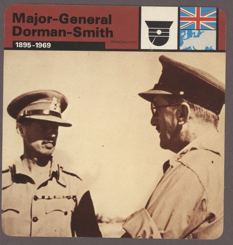 Major General Dorman Smith Edito Service Card Second World War II ...
