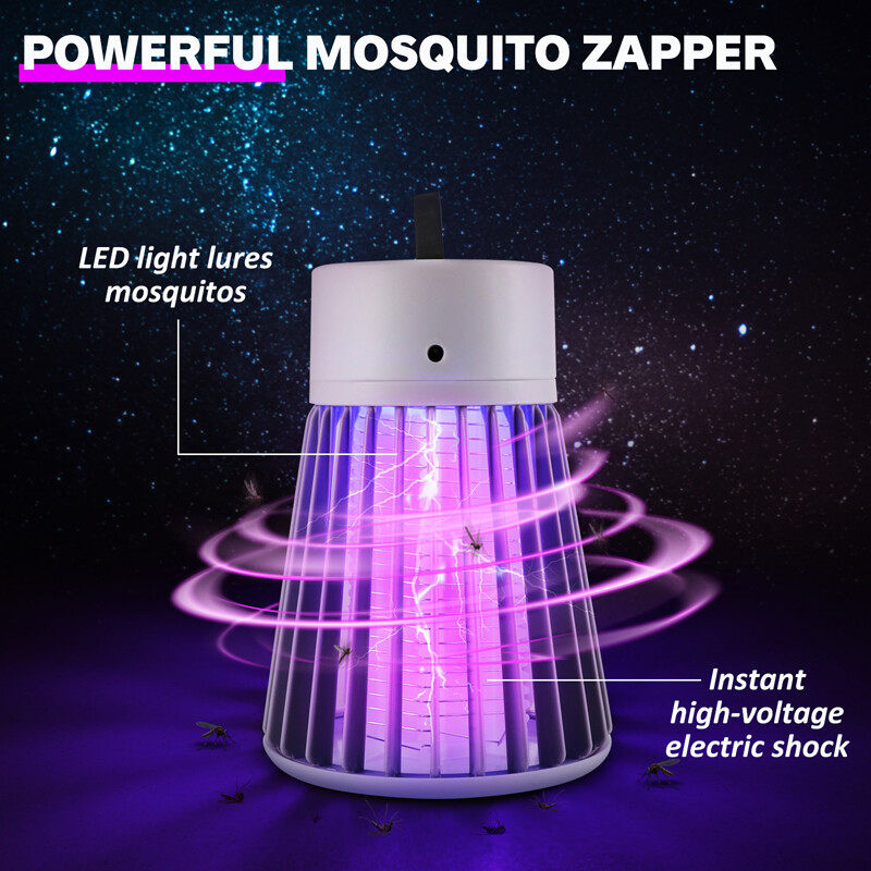 Electric LED Mosquito Killer Lamp Fly Trap Insect Bug Zapper Catcher UV ...