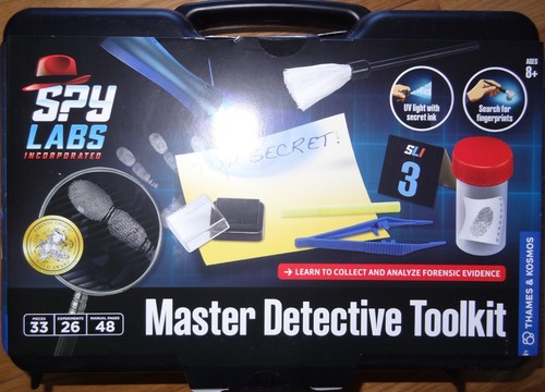 Master Detective Toolkit Spy Labs Analyze Forensic Evidence (V2) 548001 ...
