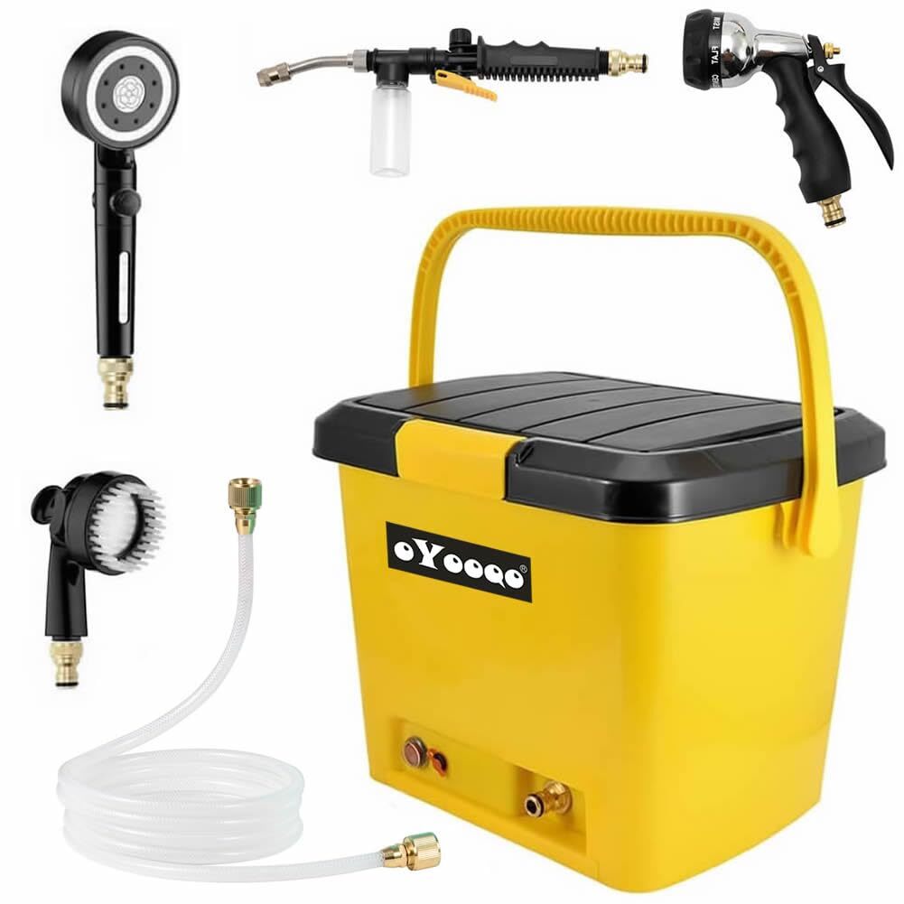 OYOOQO 5 Gallons Rinse Kit Portable Shower,Portable Shower for Camping ...