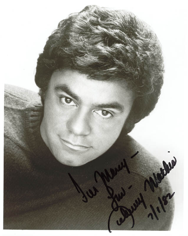 JOHNNY MATHIS - AUTOGRAPHED INSCRIBED PHOTOGRAPH 07/01/1982 | eBay