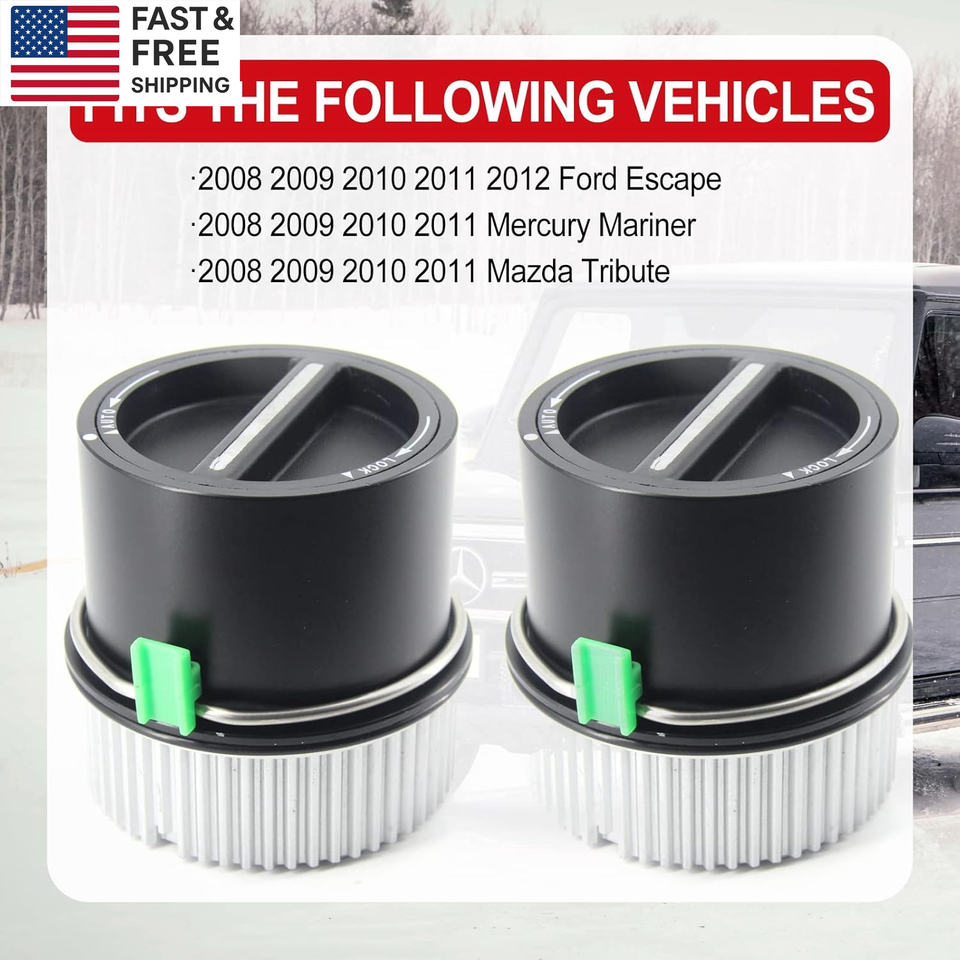 4WD Auto Locking Hub Pair Kits Replacement for 1999-2004 Ford F250 F350 ...