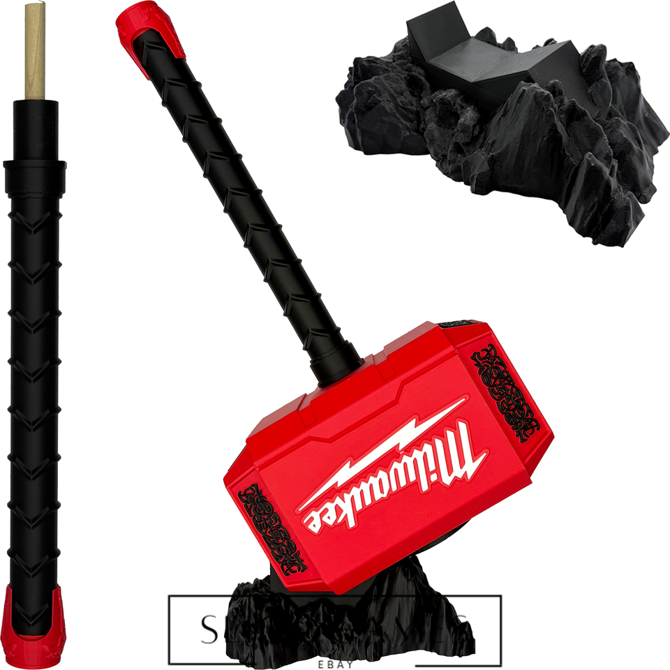 Milwaukee Hammer #1 Mjolnir Thor's Hammer | 3D Printed Fan Art | eBay
