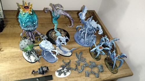AOS complete Sons of Behemat seamonster army 3 Megagargants 6 ...
