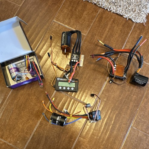 4 Novak Maclan Reedy Justock Brushless Motors & ESCs Lot MX550 GTB ...