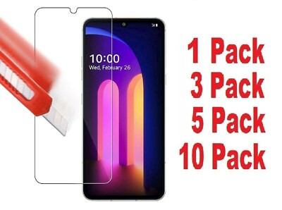 Glass Tempered Screen Protector Compatible with LG V60 ThinQ Anti ...