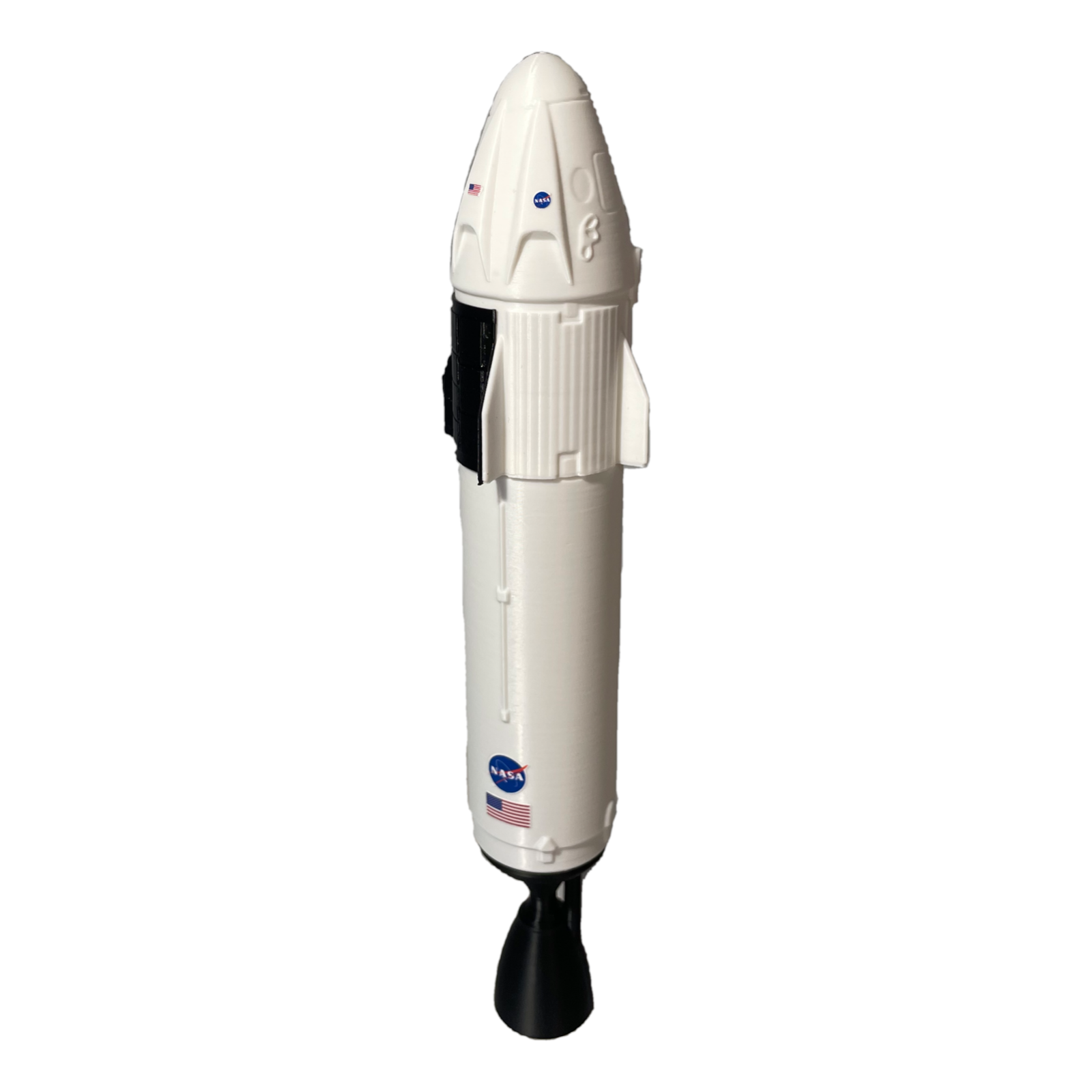 Flying SpaceX Falcon 9 Model Rocket with Crew Dragon 1:100 Scale | eBay