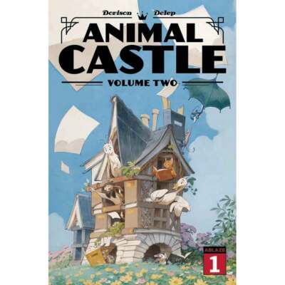 Animal Castle Vol 2 #1 Ablaze Comics Cover B Delep Animal Library | eBay