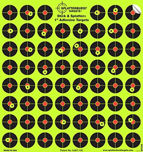 Splatterburst Targets 10 Pack 1" Stick & Splatter Self Adhesive ...