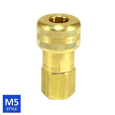 Foster 5 Series Brass Quick Coupler 1/2 Body 1/2 NPT Air Hose and Water ...