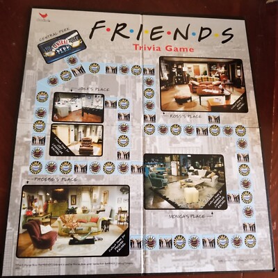2002 Friends Collector's Edition Trivia Game - Instructions/Board | eBay