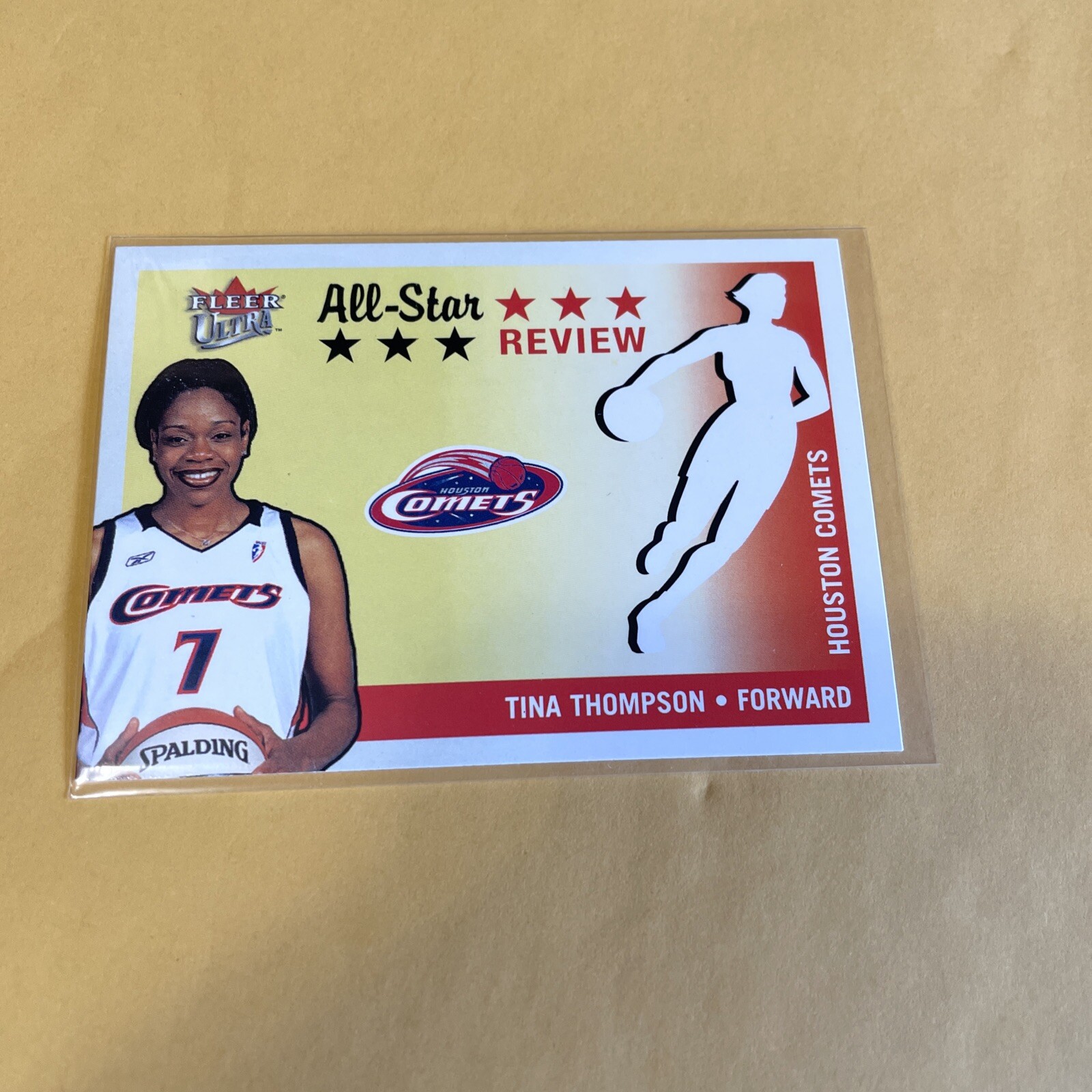 2003 Ultra WNBA All Star Review Tina Thompson Houston Comets USC ...