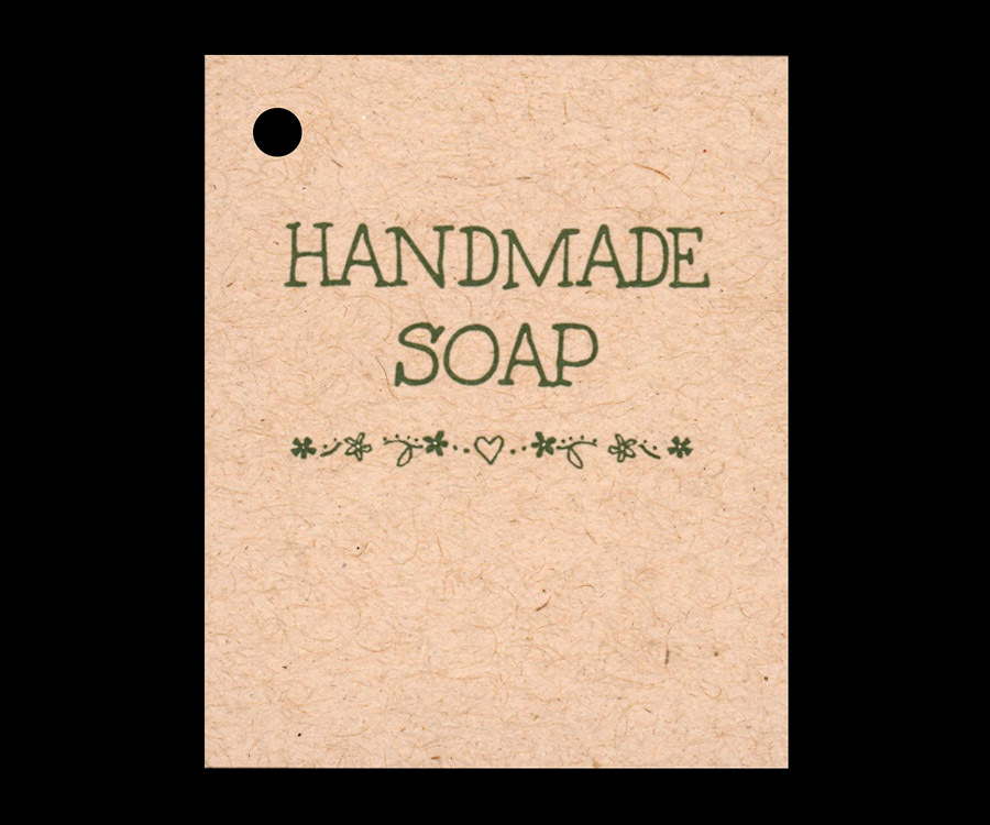 50 *HANDMADE SOAP* HANG TAGS PERSONALIZE ITEMS PRICE CRAFTS GIFT KRAFT ...