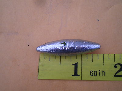 15 SLENDER SHAPE LURE BODIES/SLIP SINKER 3/4 OZ. "MAKE SPINNERS" | eBay