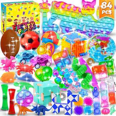 84Pcs Party Favors for Kids,Fidget Toys Pack,Bulk Kids Party... | eBay