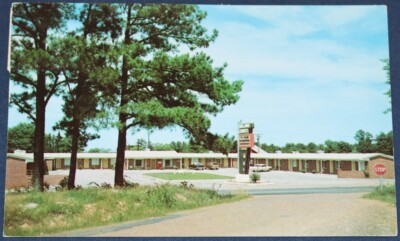 Shelaine Courts, Aberdeen, MS Postcard 1961 | eBay