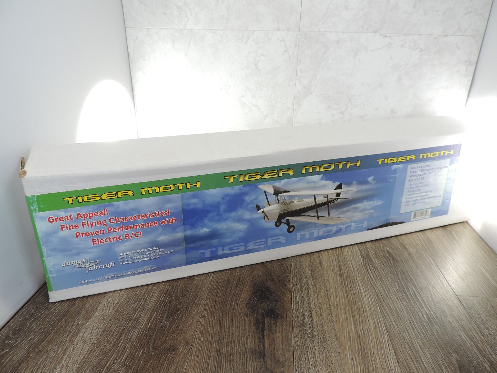 Dumas Aircraft Tiger Moth 1810 35" Flying Model Kit | eBay