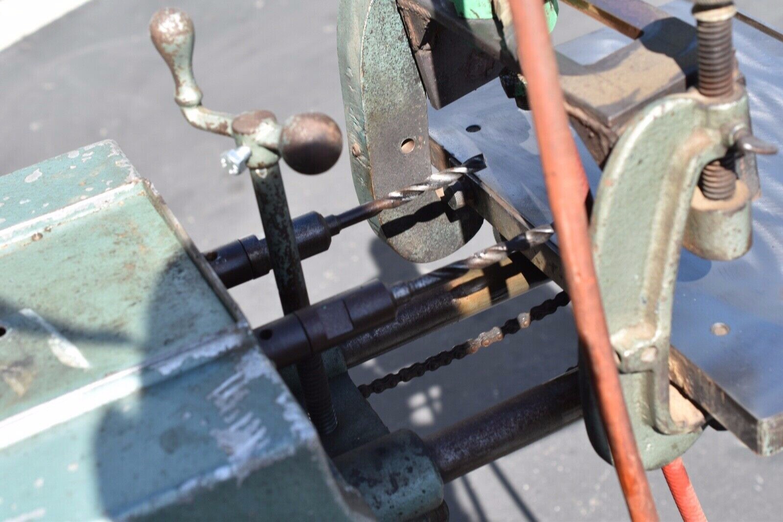 Newton B100 Dual Spindle Horizontal Boring Machine air powered | eBay