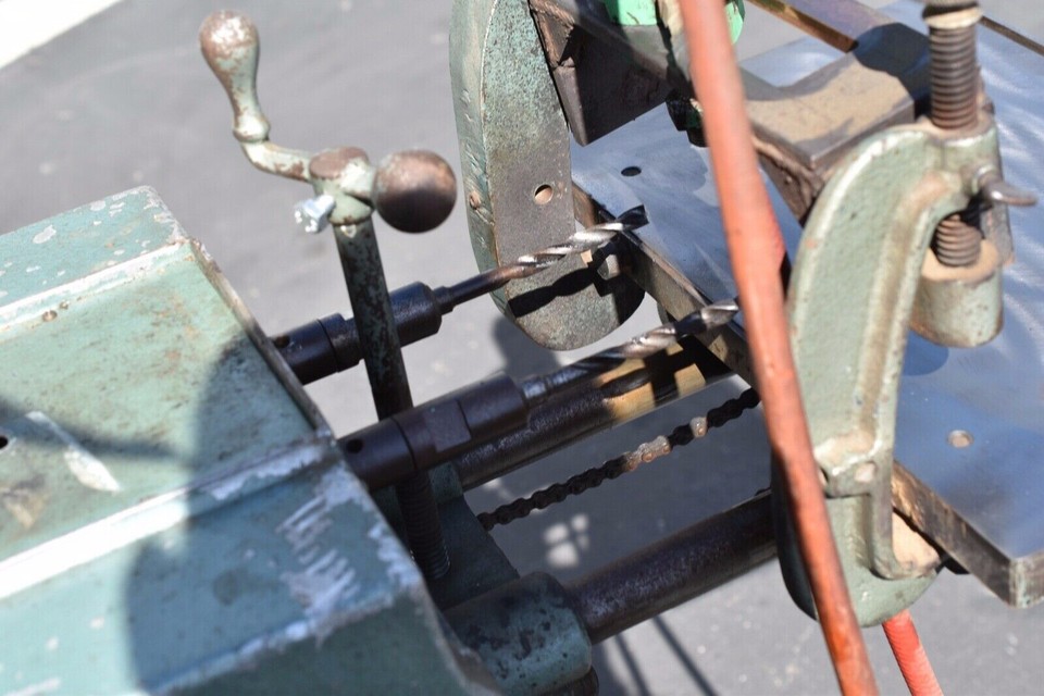 Newton B100 Dual Spindle Horizontal Boring Machine air powered | eBay