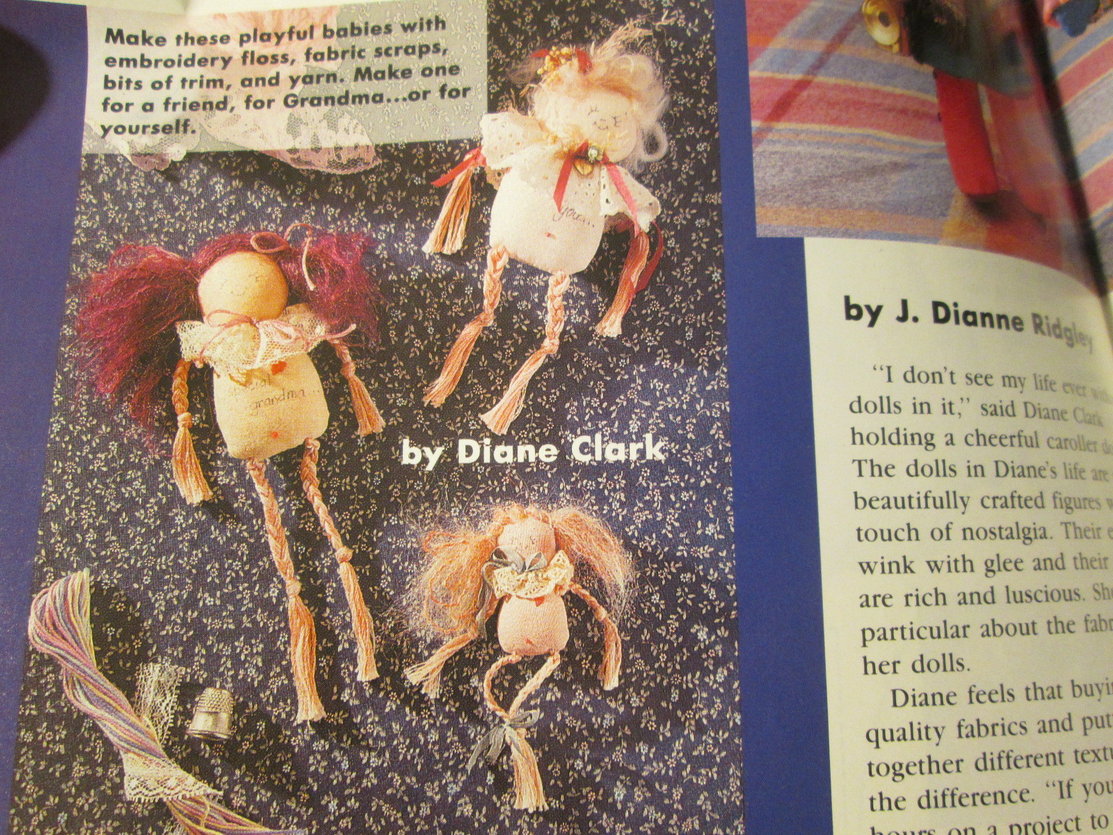 Doll Life Magazine April 1993 Baby Bee, Vickie Walker, Harris-Brooker ...