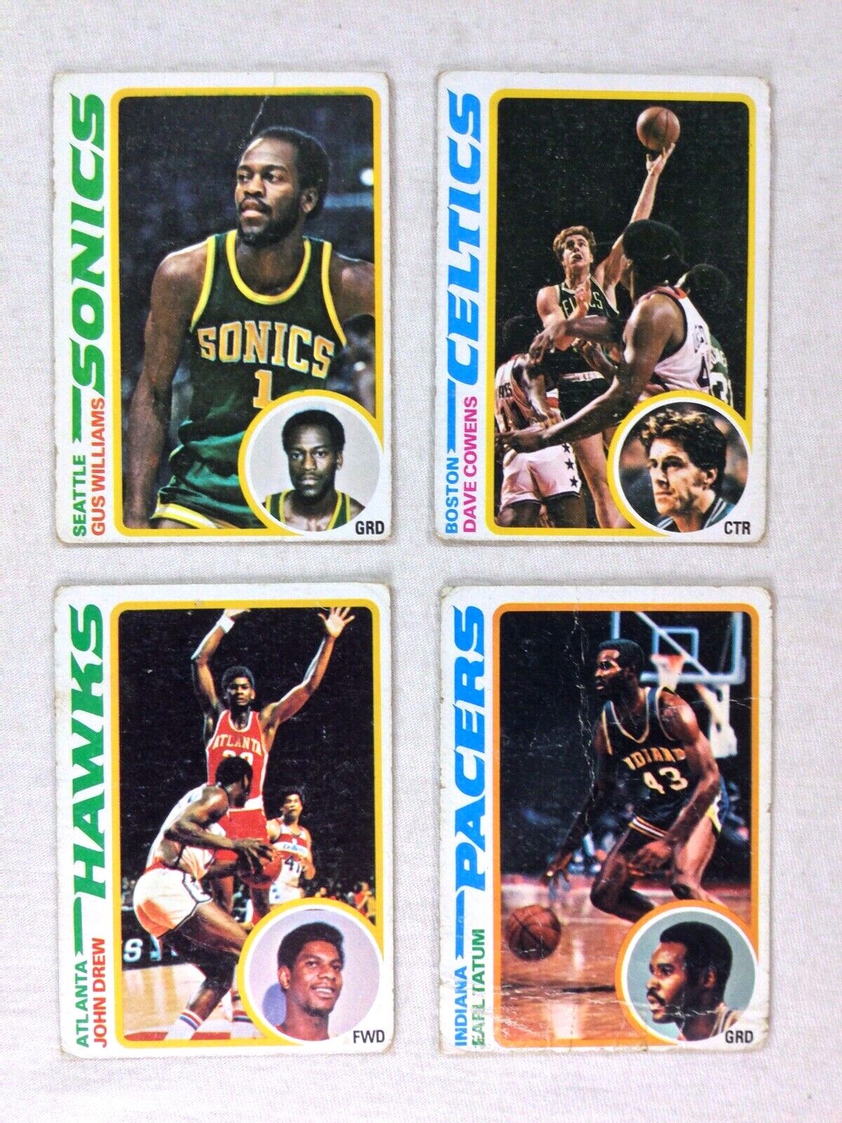 1978 TOPPS NBA BASKETBALL CARDS 36 CARD LOT KAREEM ABDUL JABBAR MCADOO ...