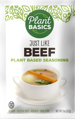 Plant Basics - Plant Based Seasoning, Just Like Beef, 2 ounce, Vegan ...