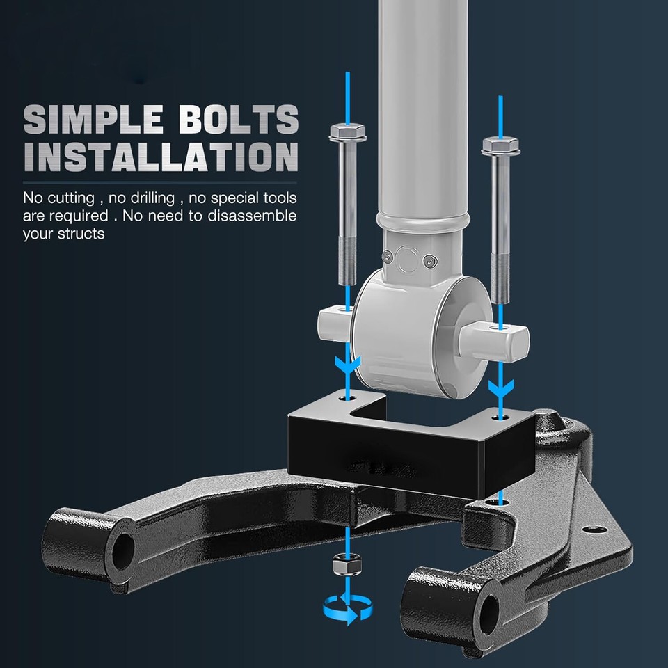 2" Front Leveling Lift Kit For 2007-2024 Chevy Silverado Gmc Sierra Gm ...