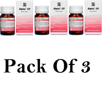 3X Willmar Schwabe India Alpha CF (Cold And Flu) Tablets 20g Each | eBay