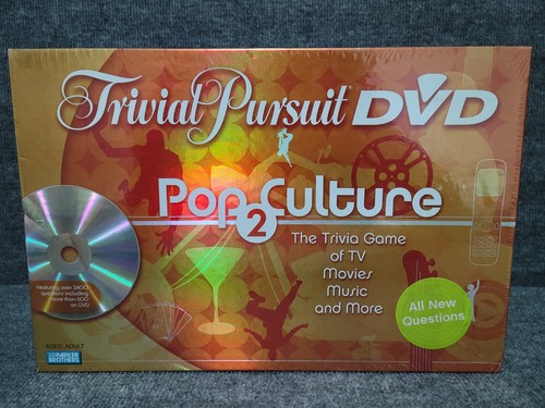 Parker Brothers Trivia Pursuit DVD POP CULTURE 2 The Trivia Game ...