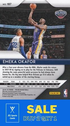 2018 Panini Prizm #187 Emeka Okafor | eBay