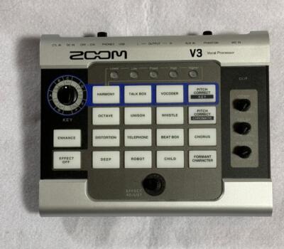 ZOOM V3 Vocal Processor Multi-Effect Voice Changer with Voice Effects | eBay