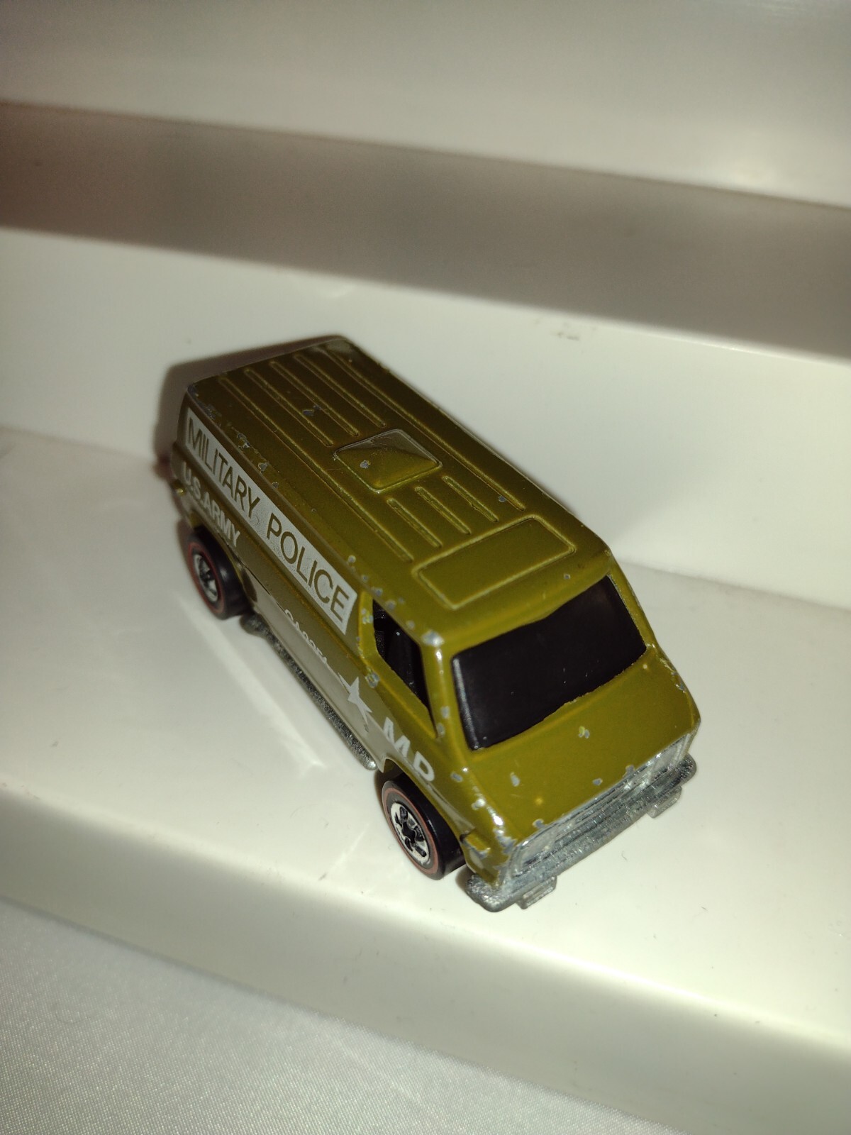 Hot Wheels Redline MP Super Van Army Military Police Green All Metal ...