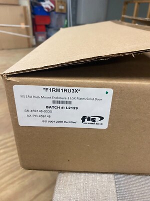FIS 1RU Fiber Rack mount enclosure 3 pos LGX F1RM1RU3X | eBay