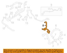 AUDI OEM 17-18 A4 2.0L-L4 Radiator-Coupling 8W0122293A | eBay