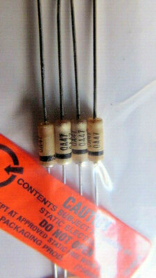 OA47 HUGHES Germanium Gold Bonded Glass Diode DO-7 (4/pak) NOS SHIPS ...