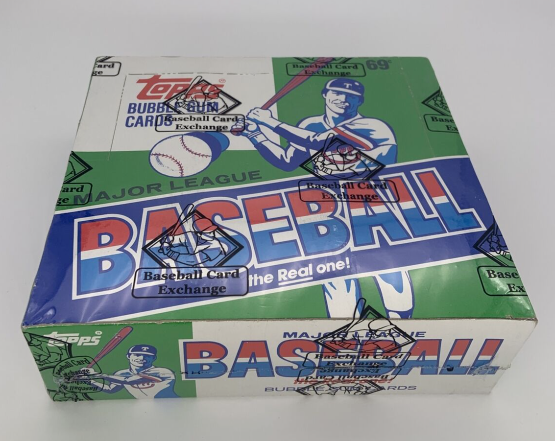 1987 Topps Baseball Cello Pack Box (BBCE Wrapped & Sealed) Key RC ...