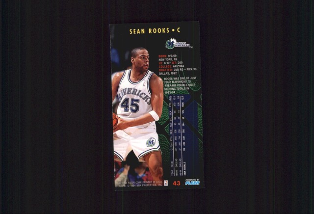 1994-95 Fleer NBA Jam Session - #43 Sean Rooks for sale online | eBay