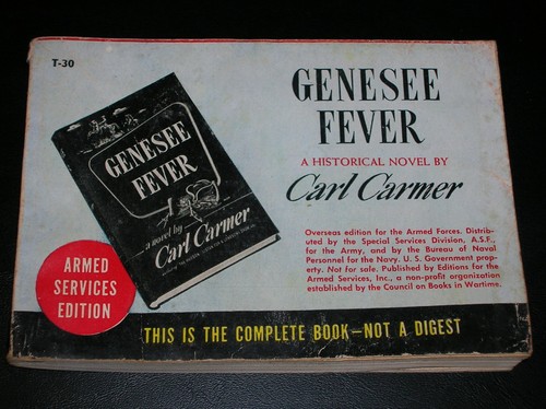 Armed Services Edition Book "GENESEE FEVER" (1941) By Carl Carmer | eBay