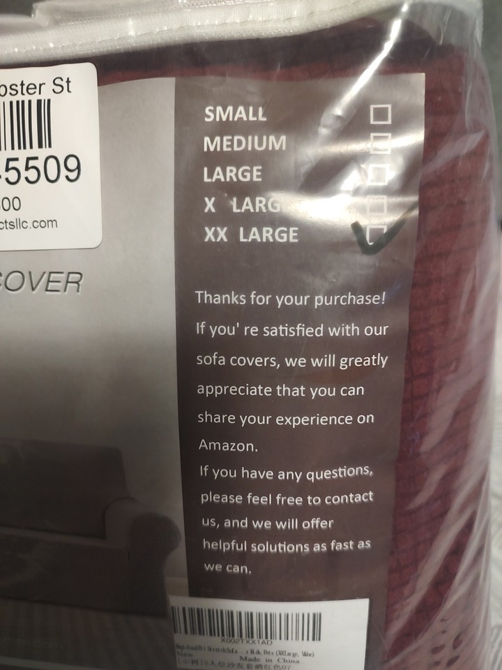 Sure Fit Ultra Plush Furniture Slipcover, Burgundy | eBay