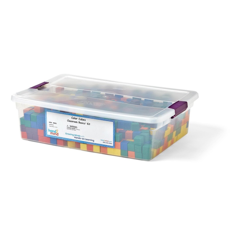 hand2mind Wood Blocks Teacher Counting Blocks for Math Classroom ...