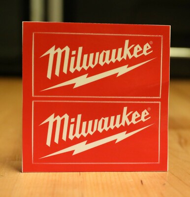 Milwaukee Power Tools Hardhat Stickers "Authentic" PPE 1 set of 2 ...