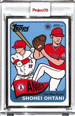 2021 TOPPS PROJECT 70 #244 SHOHEI OHTANI by TOY TOKYO P70 AP SILVER ...