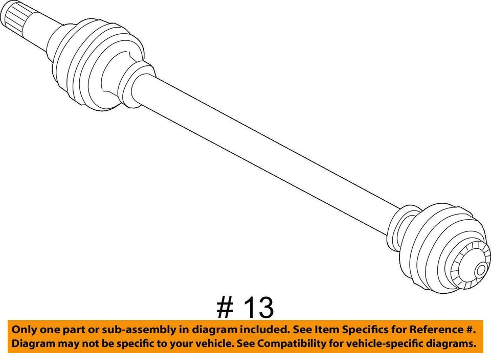 BMW OEM 21-24 M3,M4 Rear Suspension Axle Differential-Axle Assy ...