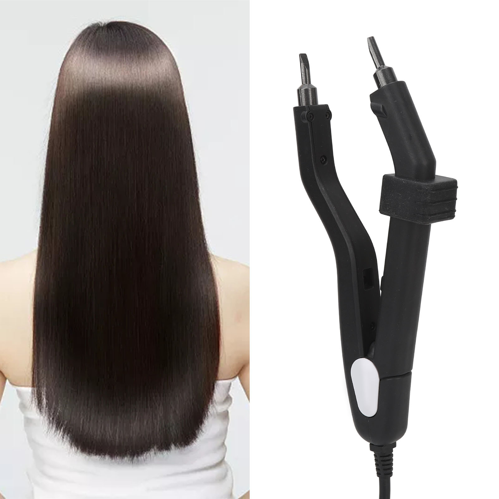 (US Plug) Hair Extensions Tool Professional Heat Iron Connect HOT | eBay