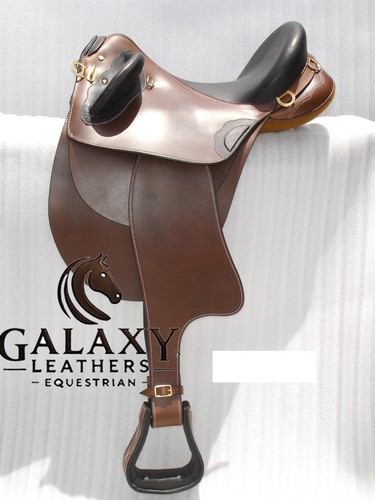 Australian Stock Leather Saddle 14" 15" 16" 17" 18" including girth ...