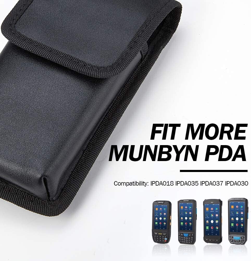 MUNBYN PDA Case Pouch Carry Case with Belt for IPDA035 and others PDA ...