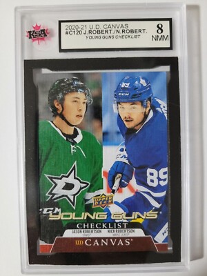 Jason Robertson 2020-21 Young Guns Canvas Checklist Rookie Hockey Card ...