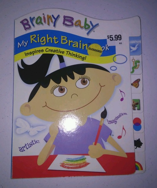 Brainy Baby Ser.: Brainy Baby Vertical Right/Left Tab Book (2005 ...