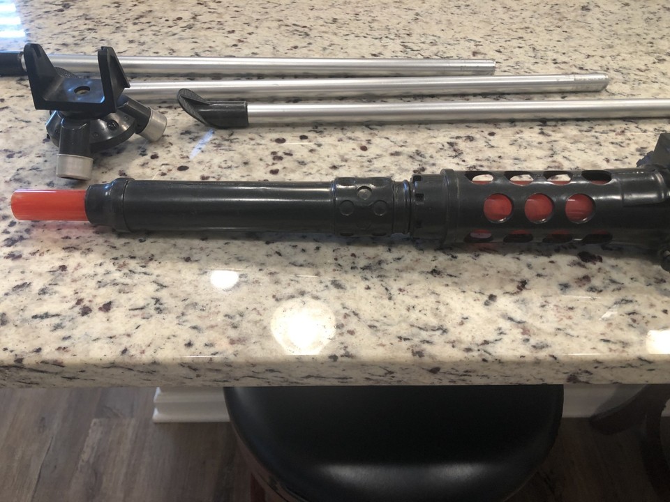 MARX VINTAGE BATTERY OPERATED TOY MACHINE GUN | eBay